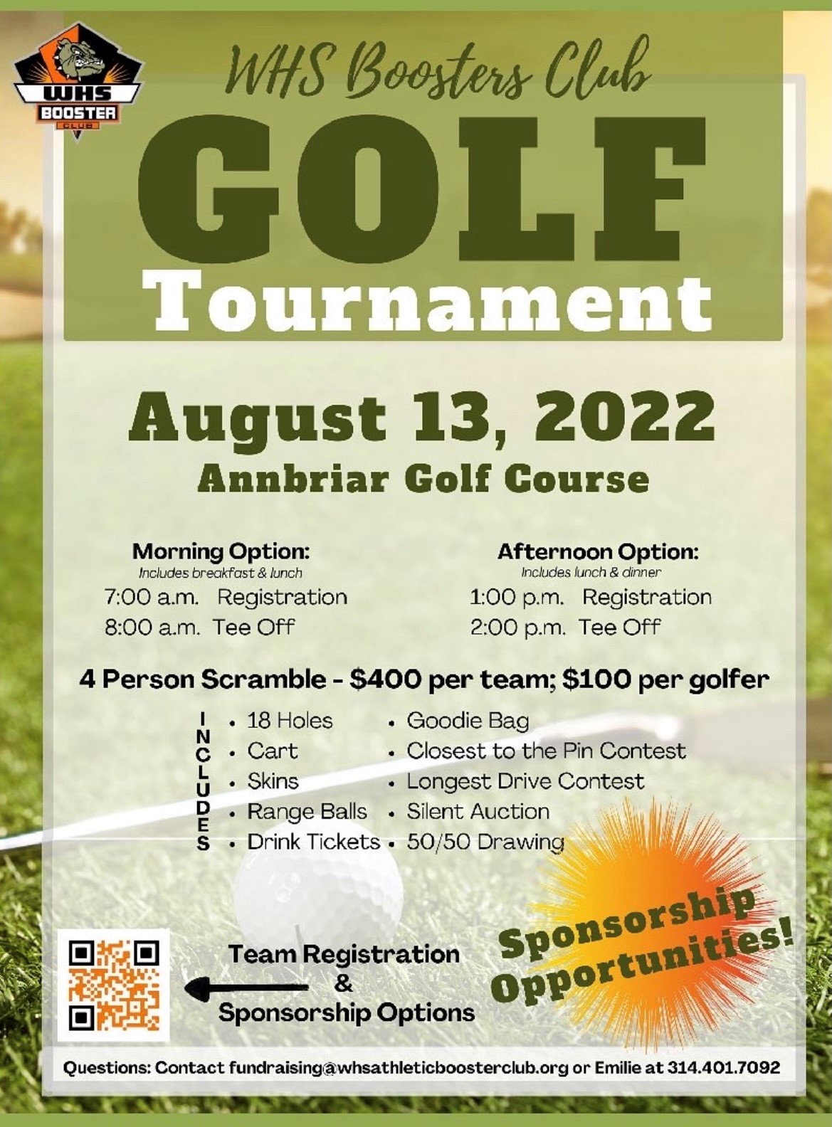 Upcoming Events - Annbriar Golf Course